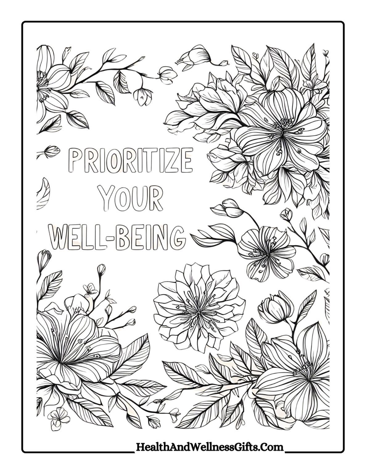 20 Self Care Quotes Coloring Pages | Inspiring PDF Printables For ...