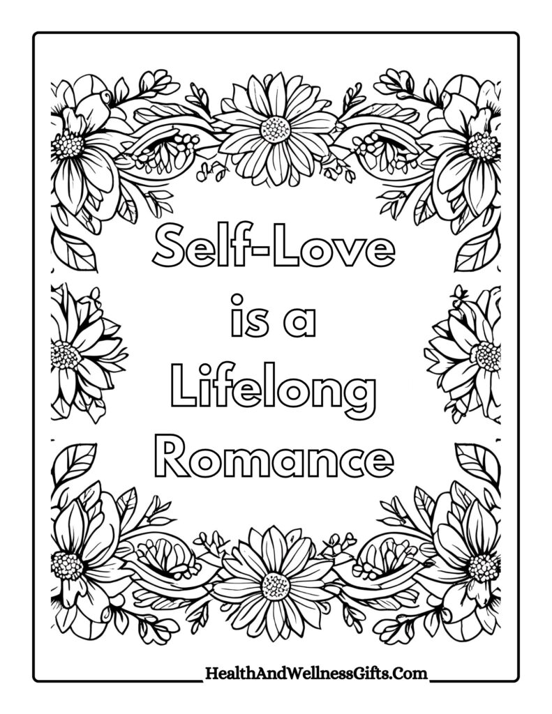 20 Self Care Quotes Coloring Pages | Inspiring PDF Printables For ...