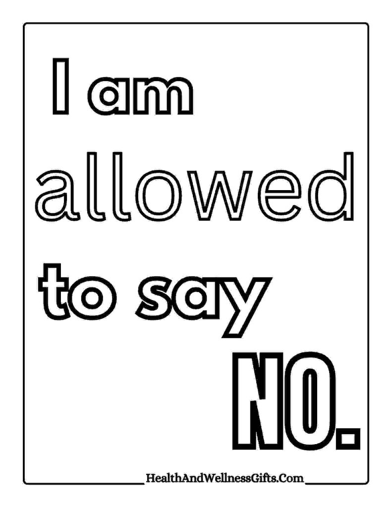 20 Free Printable Affirmations Coloring Sheets – Clean, Simple PDF ...