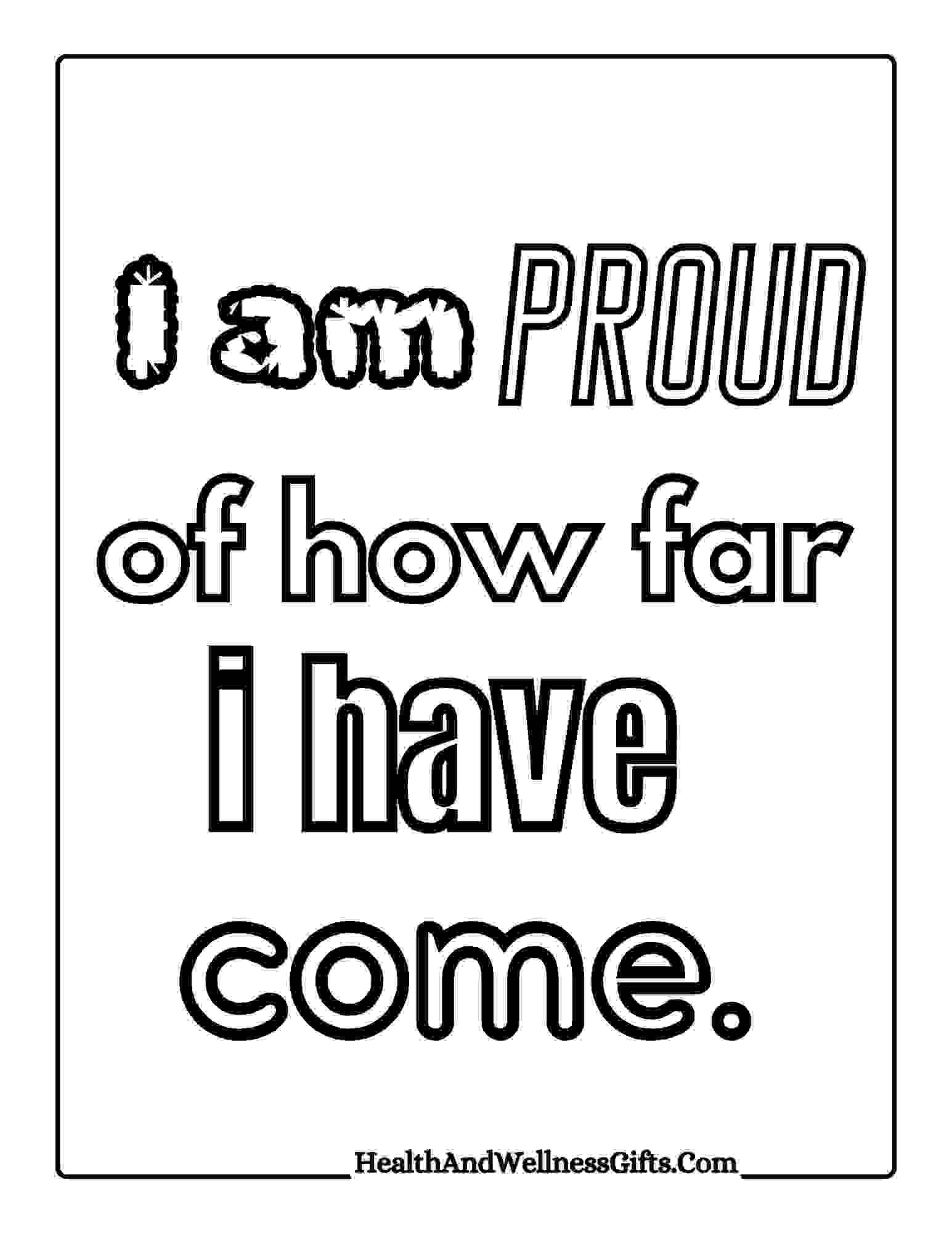20 Free Printable Affirmations Coloring Sheets – Clean, Simple PDF ...